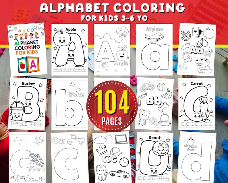 Alphabet Coloring Letter Abc Worksheet Printable Colouring Alphabet ...