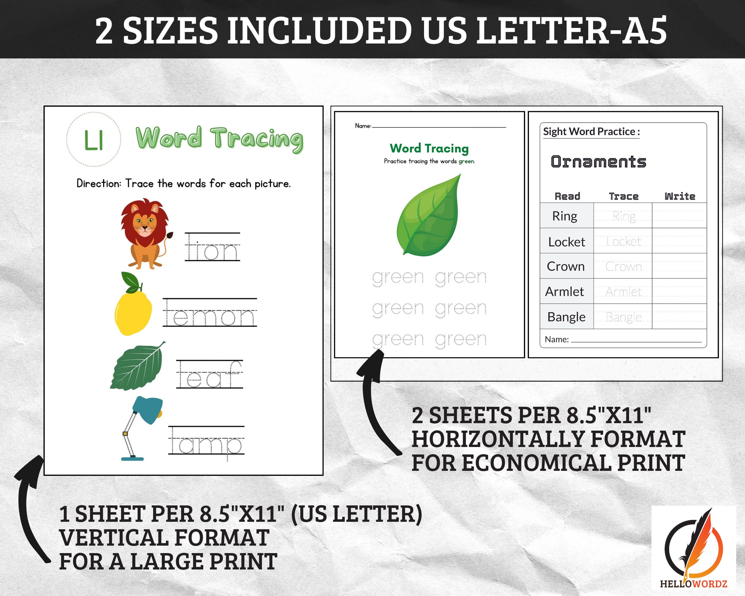 Word Trace the Alphabet Abc English Letter, Word Activity Family ...
