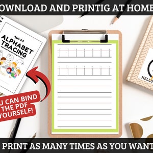 Alphabet Tracing Worksheets Letter Tracing Sheets Abc, Printable Letter ...