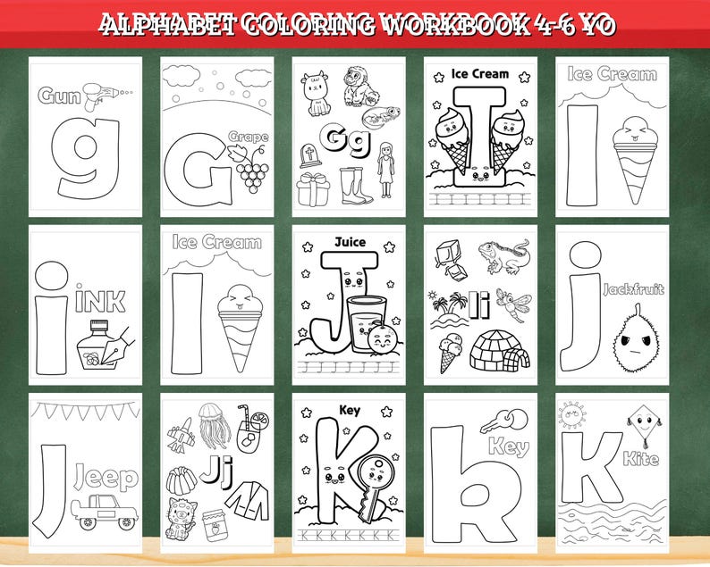Alphabet Coloring Letter Abc Worksheet Printable Colouring Alphabet ...