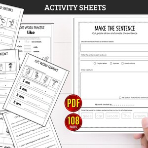 Writing Sentence Structure Building Starters Practice for Kid ...