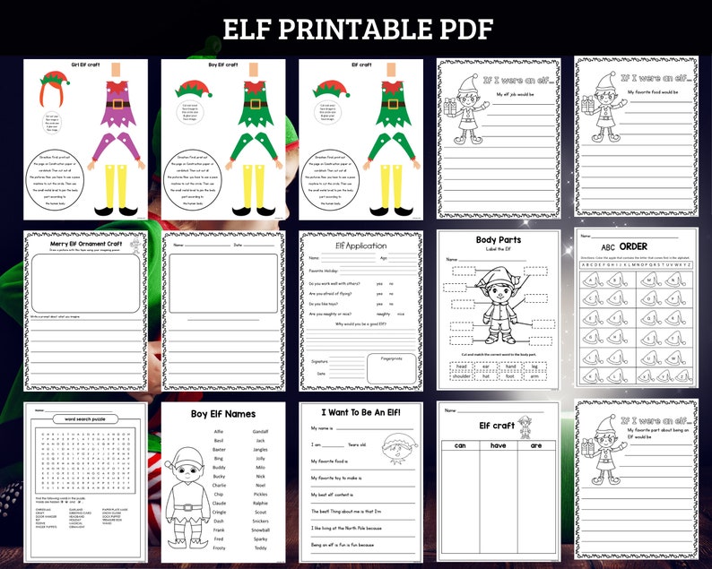 Kit Elf Letter Arrival Printable, Goodbye Elf Welcome Letter Santa ...