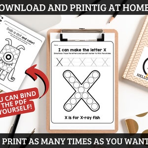 Worksheet Dot Marker Letters Coloring Alphabet Animal ABC Do a Dot ...