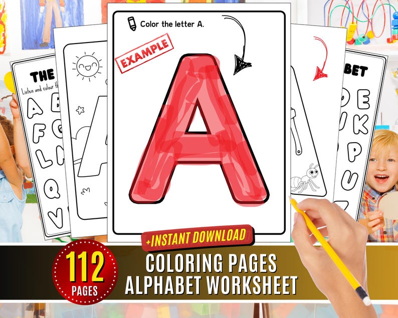 Abc Coloring Pages Alphabet Worksheets Coloring Workbook Alphabet ...