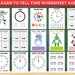 Learn to Tell Time Worksheets: Clock Learning for Kids 4-7 Printable ...