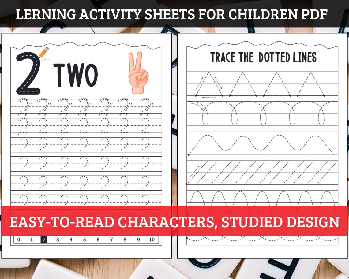 Tracing Workbook: Letters, Numbers, Shapes - Handwriting Practice ...