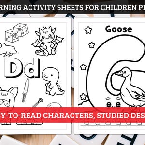 Alphabet Coloring Letter Abc Worksheet Printable Colouring Alphabet ...