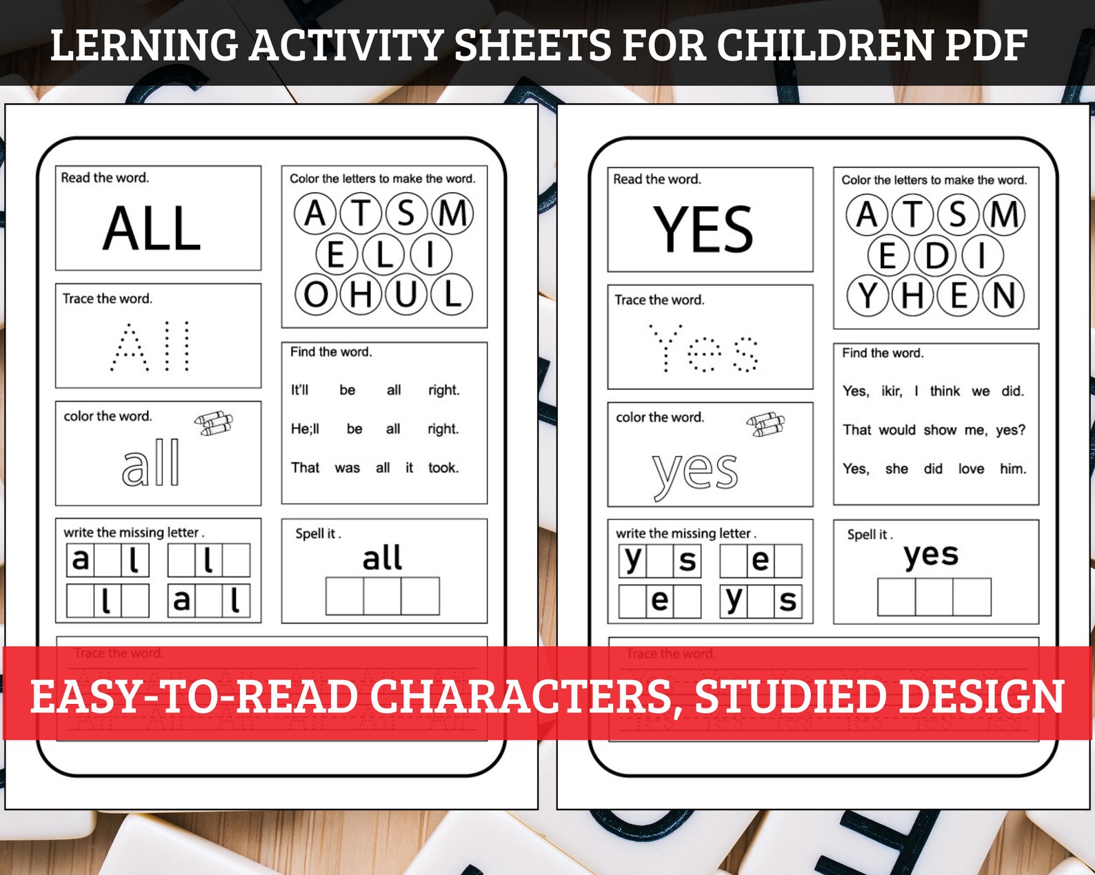 Fry Sight Words High Frequency Worksheets Kindergarten CVC Printable ...