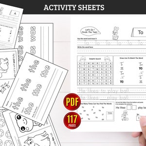 Dolch Sight Words Worksheets High Frequency Science of Reading ...