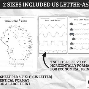 Tracing Animal Worksheets Fine Motor Skills Printable Pen Control Trace ...
