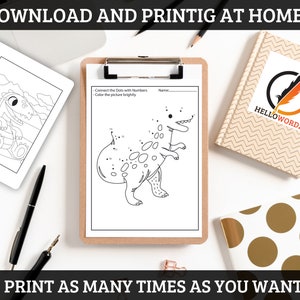 Dinosaur Game Printable Bundle, Dinosaur Activity Pages, Dinosaur ...