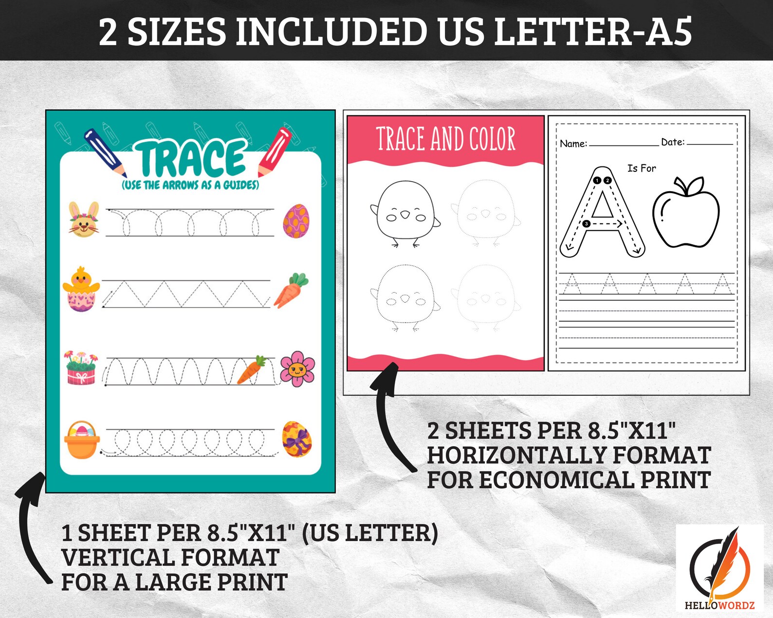 Tracing Worksheets Printable Pen Control Line Trace Shape Learning ...