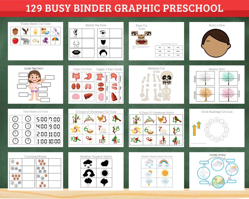 Busy Binder Printable Place Value Worksheets Educational Quiet Book ...