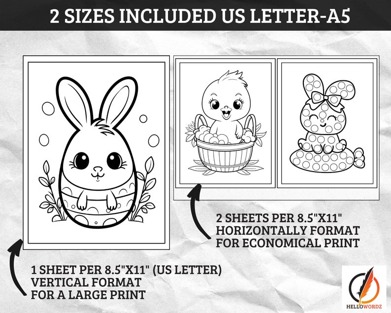 Easter Activity Book Coloring Pages Worksheets, Easter Activities for ...