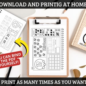 Number Activities for Kids Placemat Recognition Number Sense Math ...