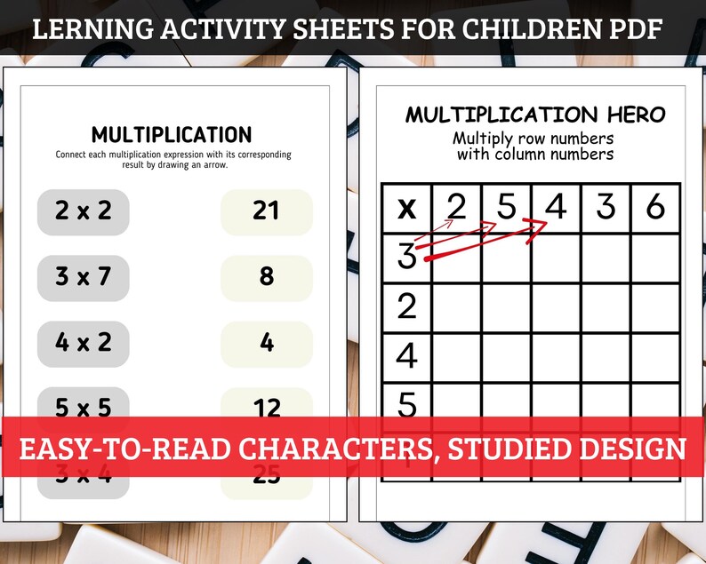 Skip Counting Multiplication Table Facts Worksheets Practice, Times ...