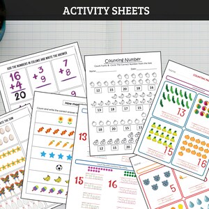 Kindergarten Math Worksheets Printable Preschool, Learning Numbers ...