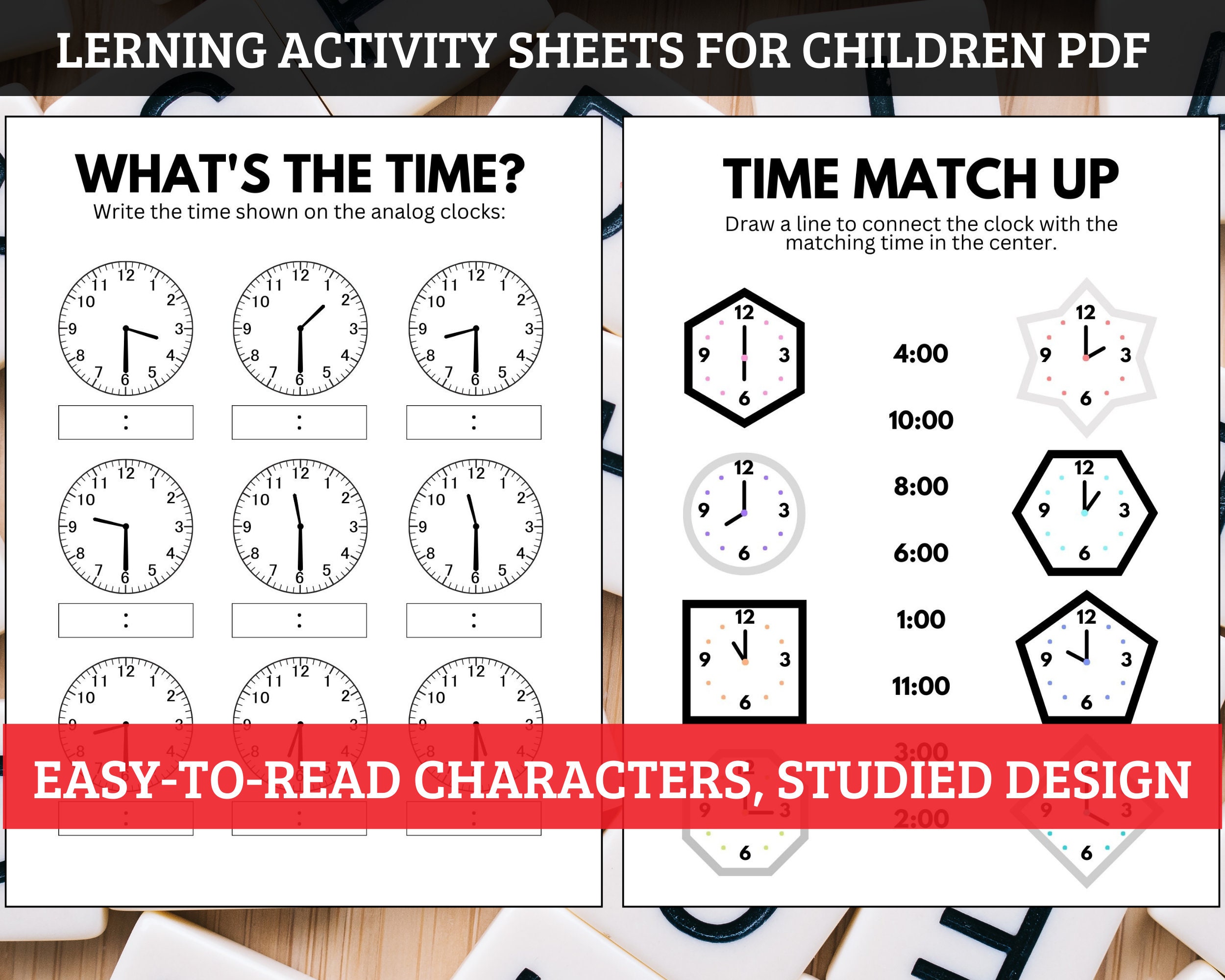 Learn to Tell Time Worksheets Teaching Time Clock, Time Sheets Watch ...