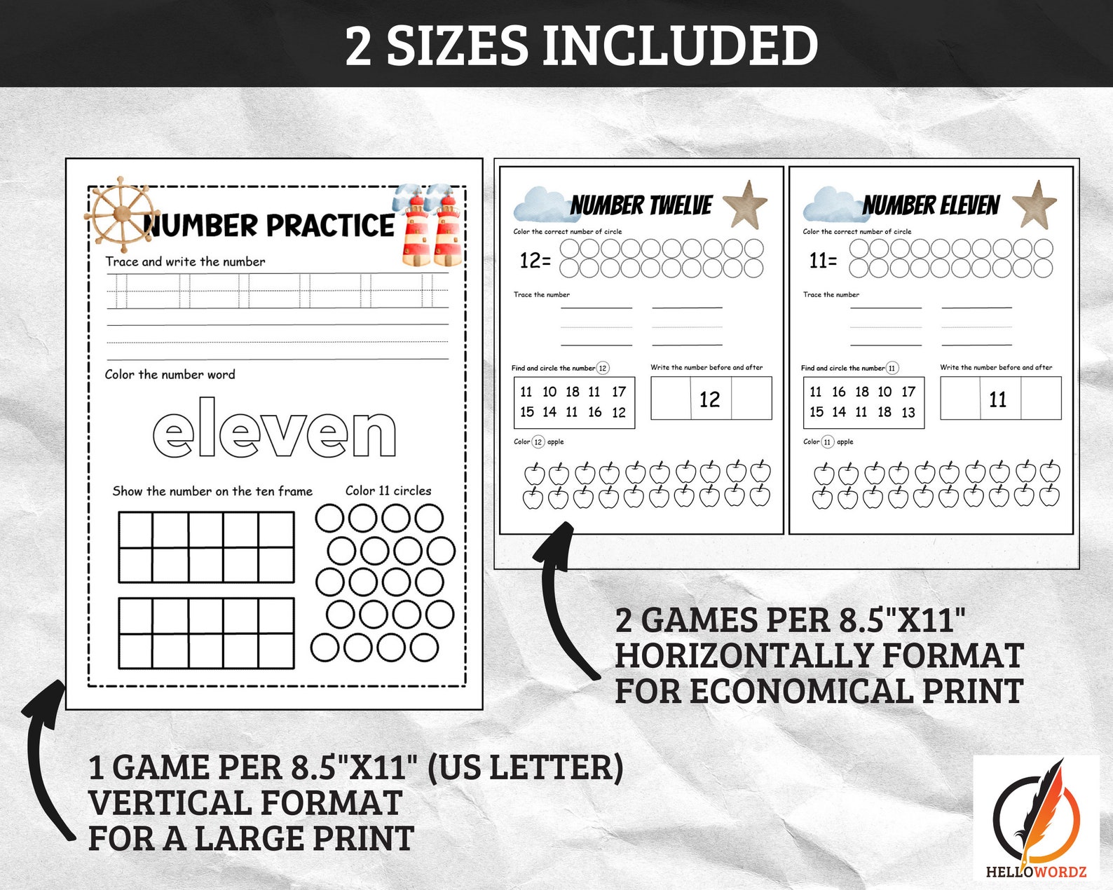Numbers 1-20 Workbook: Math Activities for Kids (digital Download) - Etsy