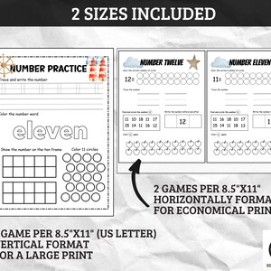 Numbers Worksheets Counting to 20 Math Kids, Learning Numbers Kids ...