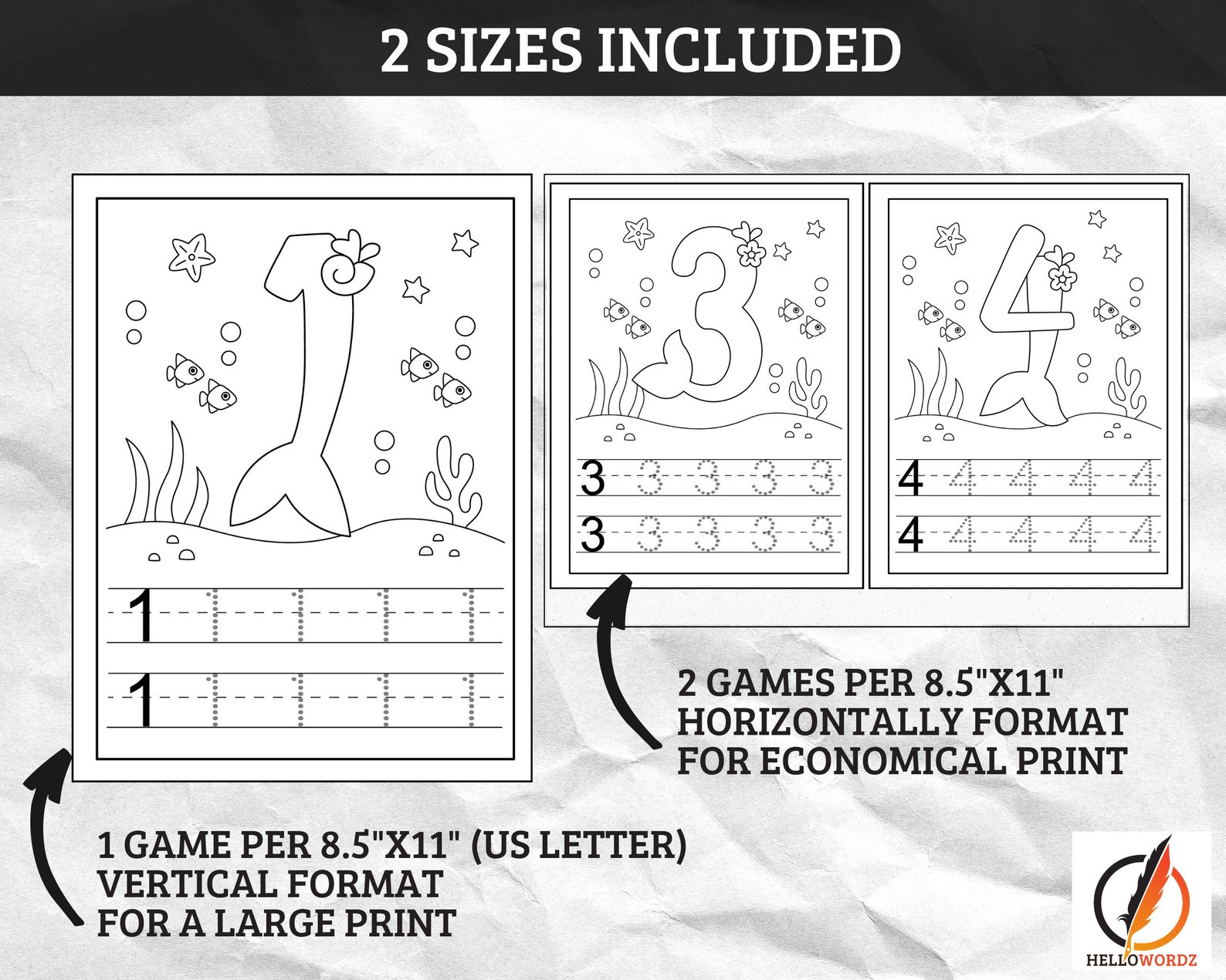 Learning Worksheets Numbers for Toddlers Tracing Number Printables ...