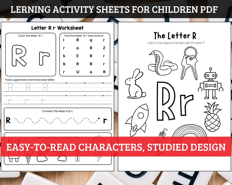 Letter R Worksheet Printable Tracing Letters of Week Pre-k Activity ...