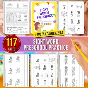 Dolch Sight Words Worksheets High Frequency Science of Reading ...