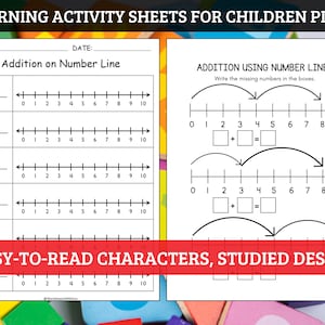 Number Line Printable Worksheets Math, Count Back, Skip Counting ...