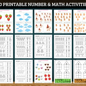 Counting to 10 Worksheet Math Kindergarten, Let's Count and Color for ...