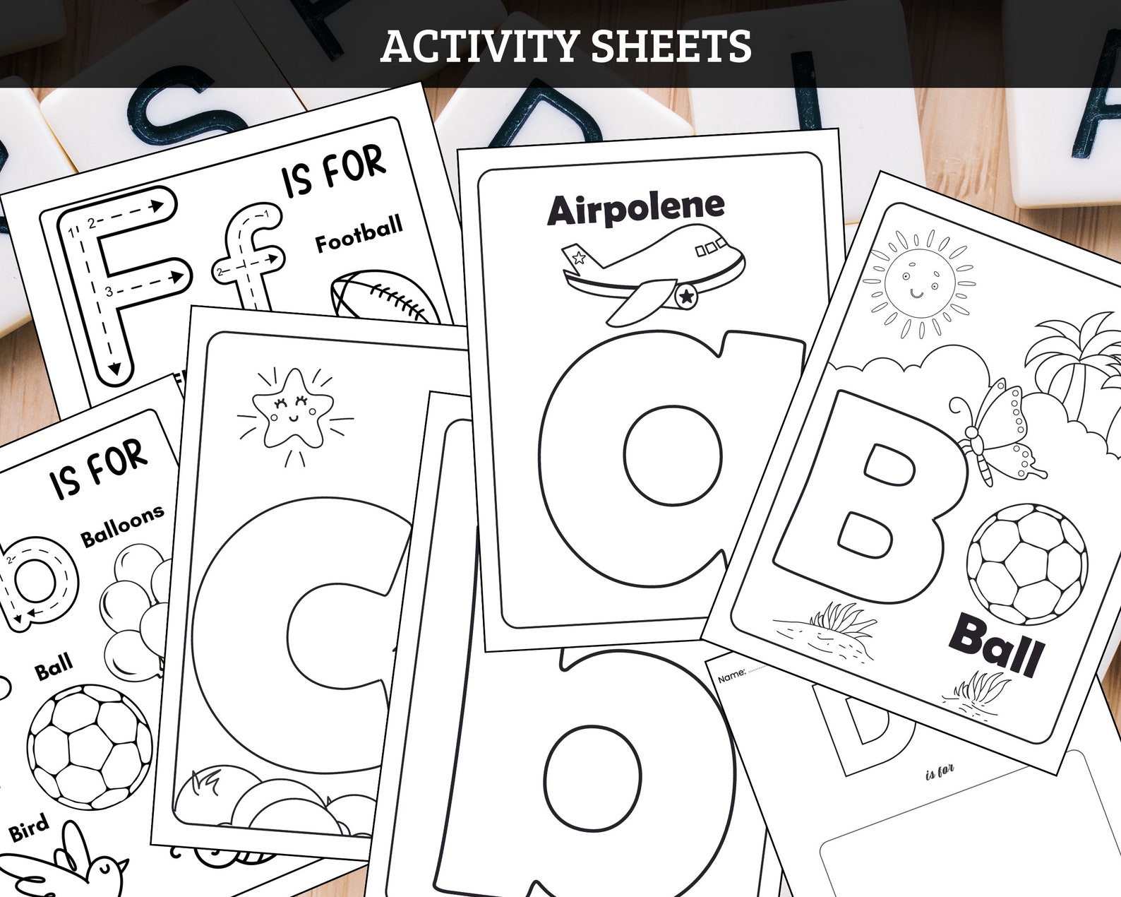 Abc Worksheet Alphabet English Letter Book, Trace Alphabet Learning ...