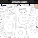 Abc Worksheet Alphabet English Letter Book, Trace Alphabet Learning ...