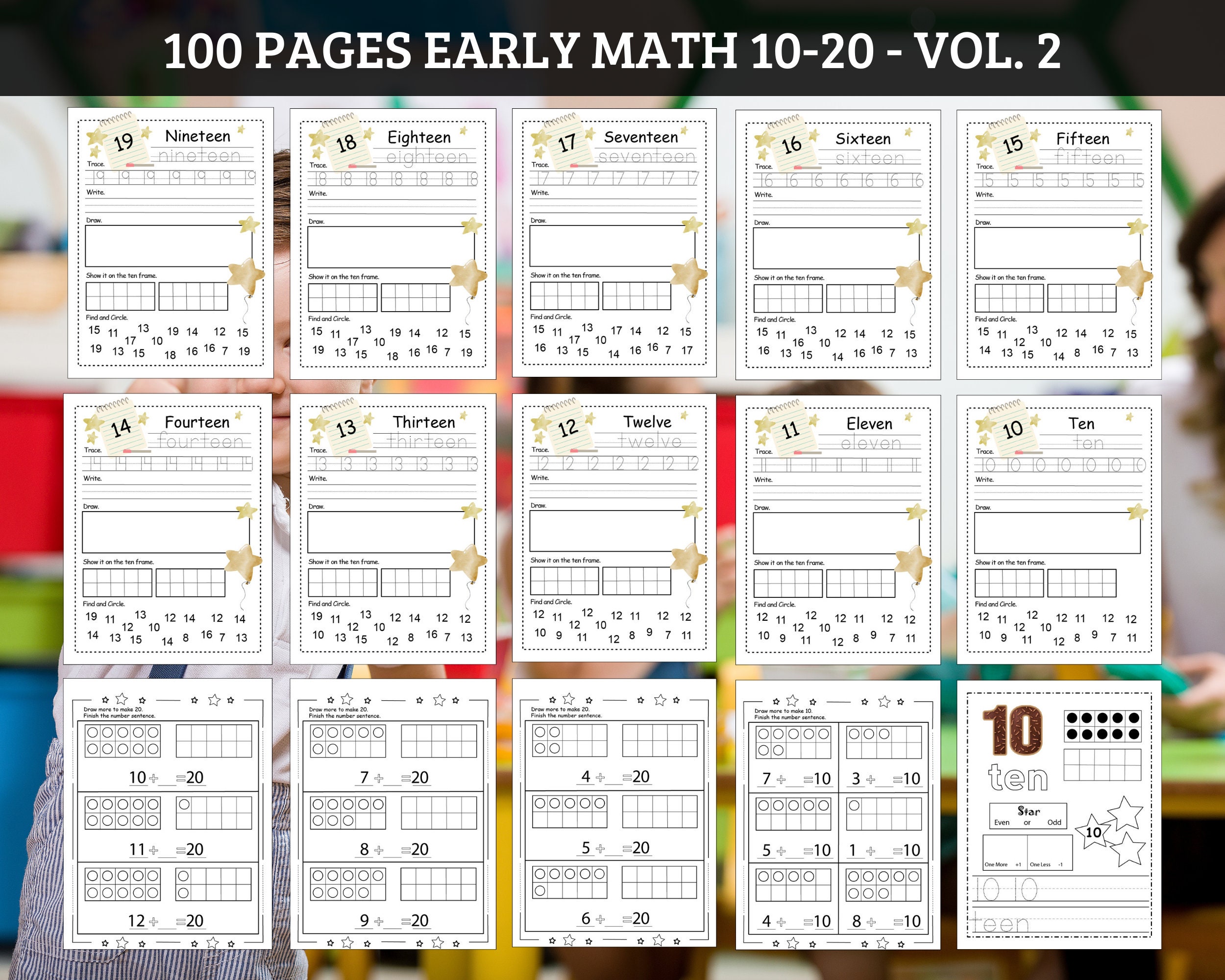 100 Early Math Learning Counting to 20 Math Kids, Learning Numbers Kids ...