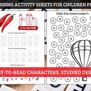 Preschool Letter H Worksheet Printables Letters of Week Pre-k Activity ...
