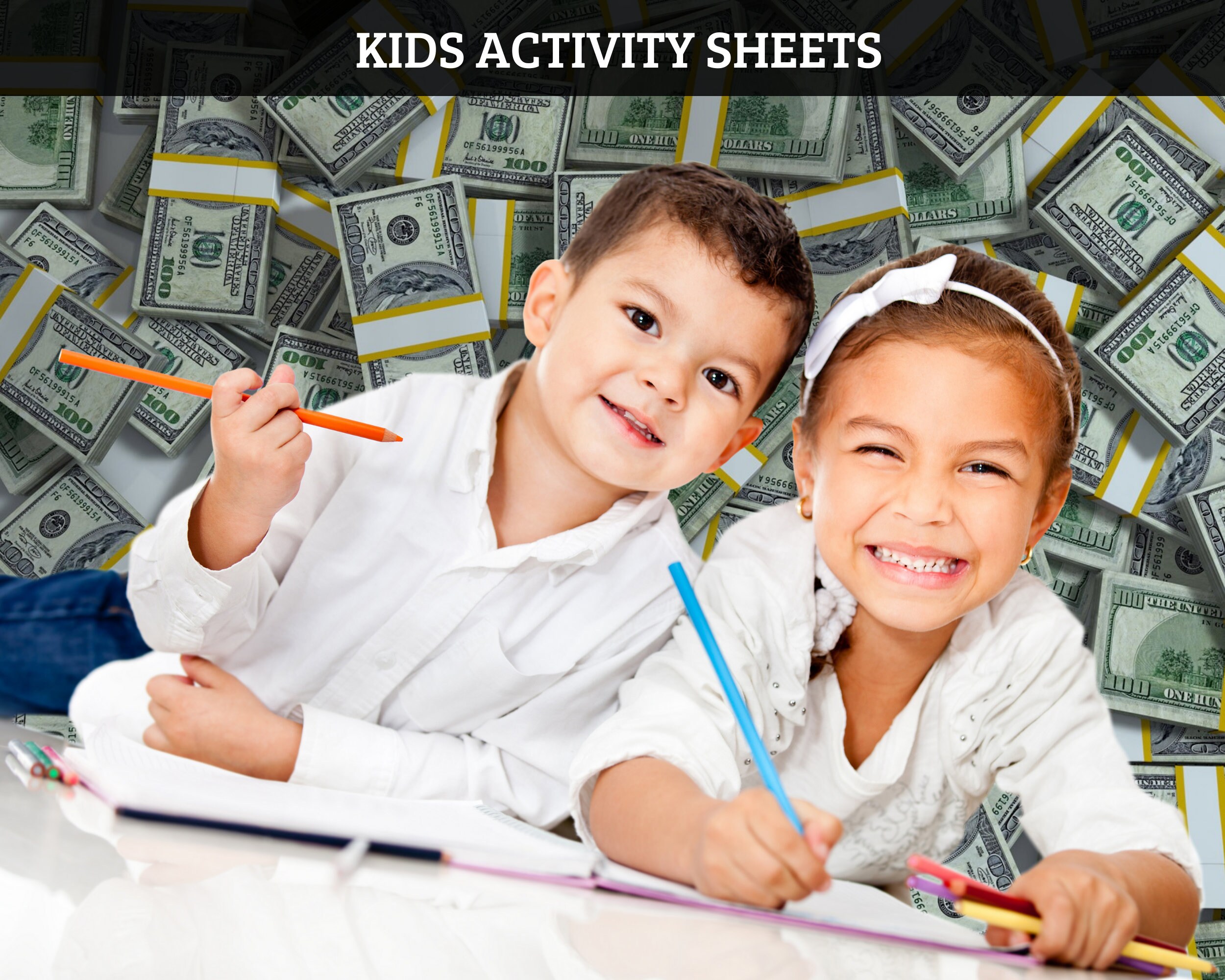 Worksheet Financial Literacy for Kids, Classroom Money Activity ...