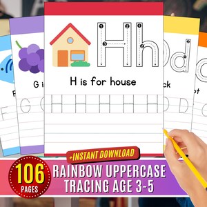 Tracing Worksheets Letters Alphabet Numbers and Line Bundle Printable ...