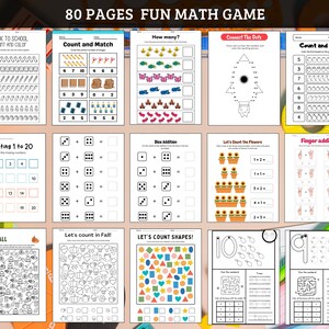 Math Worksheet Game Fun for Kids Worksheets Printable Preschool ...
