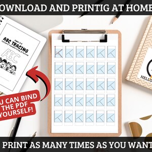 Tracing Letters Worksheets Bundle Traceable Alphabet Writing Practice ...