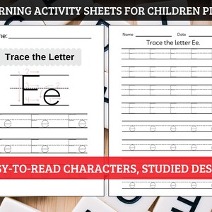 Letter Tracing Sheets Learning Letters Worksheet, Traceable Alphabet ...