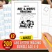 Tracing Letters Worksheets Bundle Traceable Alphabet Writing Practice ...