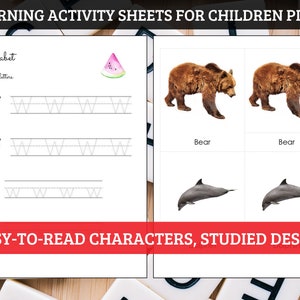 Worksheet Preschool Learning Activities, Bundle Digital Pre-k + K ...