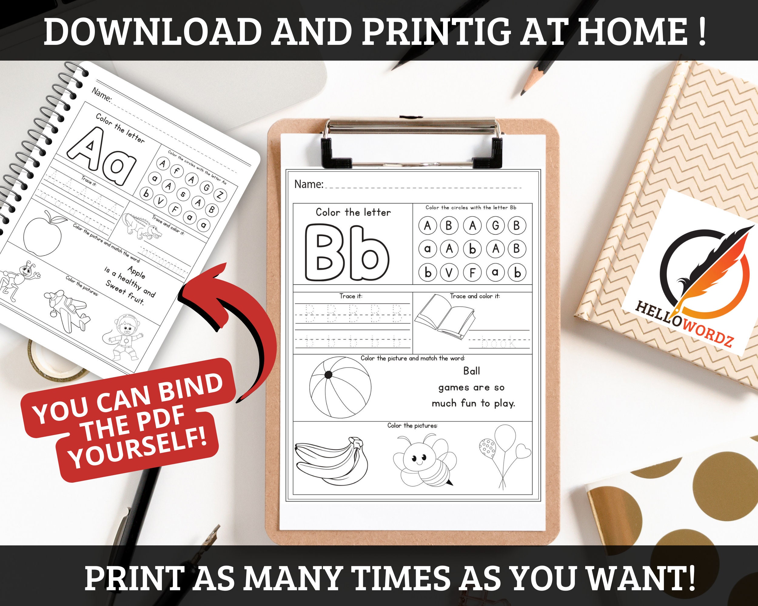 Tracing Worksheets Bundle Number Tracing Letters Activity Worksheets ...