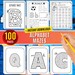 Alphabet Maze Worksheets: ABC Letter Recognition Activity (digital ...