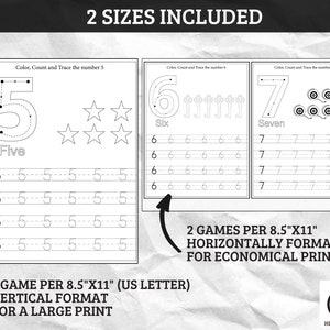 Number Tracing Sheet PDF Preschool Printables, 1-10 Number Write ...