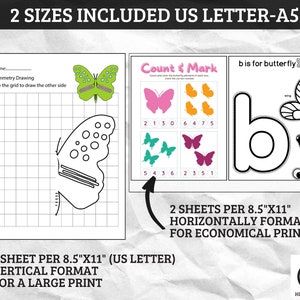 Butterfly Worksheet Spring Life Cycle Tracing Activity for Kids Crafts ...