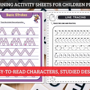 Tracing Worksheet Preschool Writing Shape Recognition, Fine Motor ...