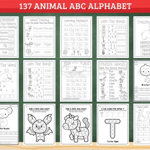 Alphabet Kindergarten Pre Writing Worksheets Bundle Letter of the Week ...