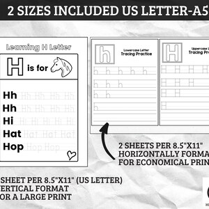Preschool Letter H Worksheet Printables Letters of Week Pre-k Activity ...