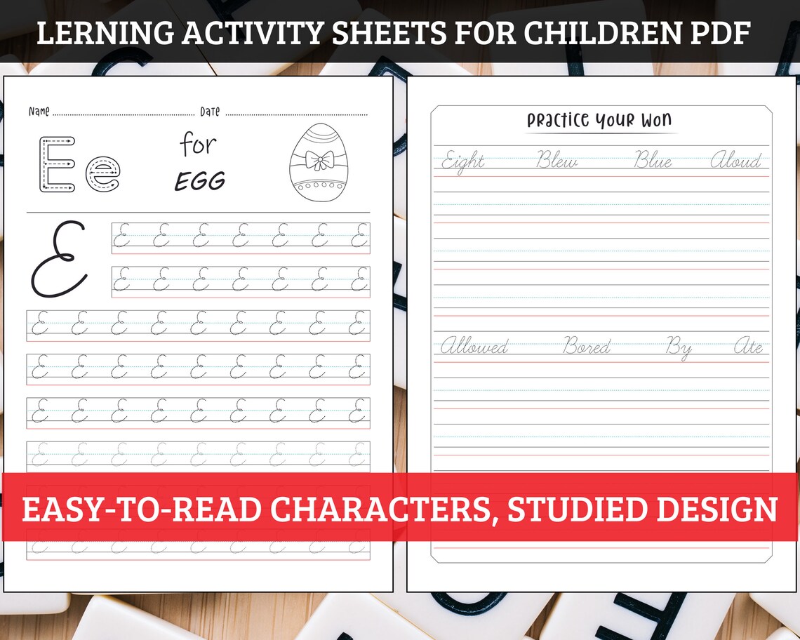 Worksheets Cursive Handwriting Lettering Workbook Sentence Practice for ...