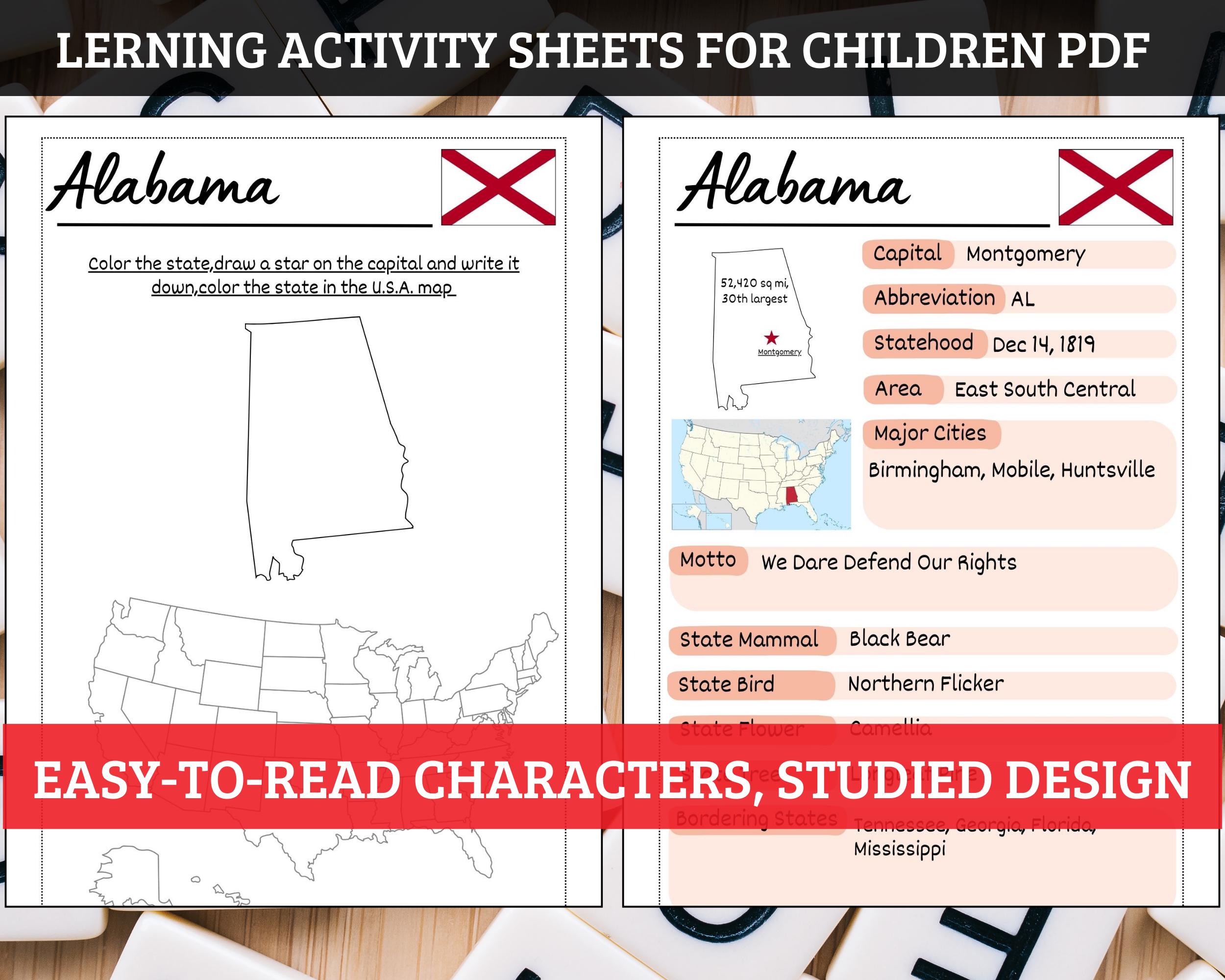 US South Geography Workbook: Elementary Learning Activity (digital ...