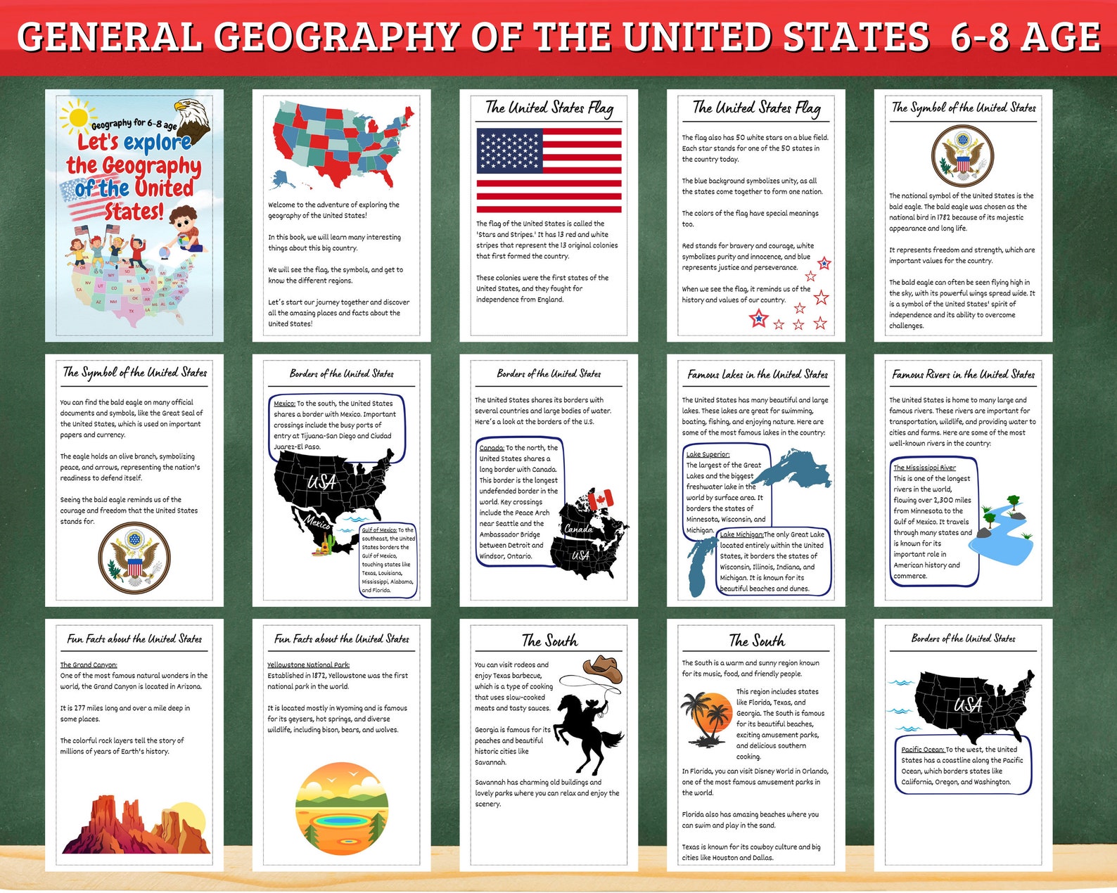 Geography United States Northeast Worksheets Teaching Study Activity ...